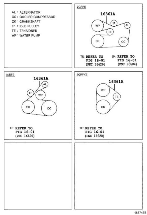 2005 Toyota Highlander Serpentine Belt Diagram