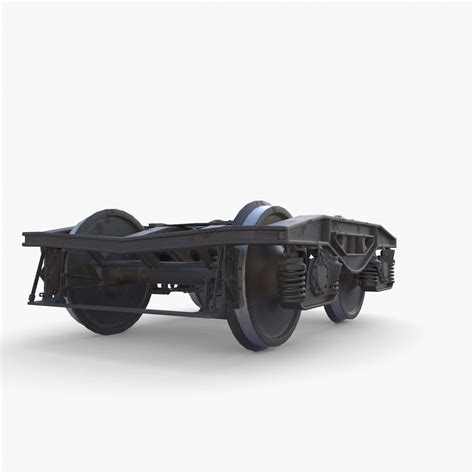 Train Car Bogie V2 3d Model By Dragosburian