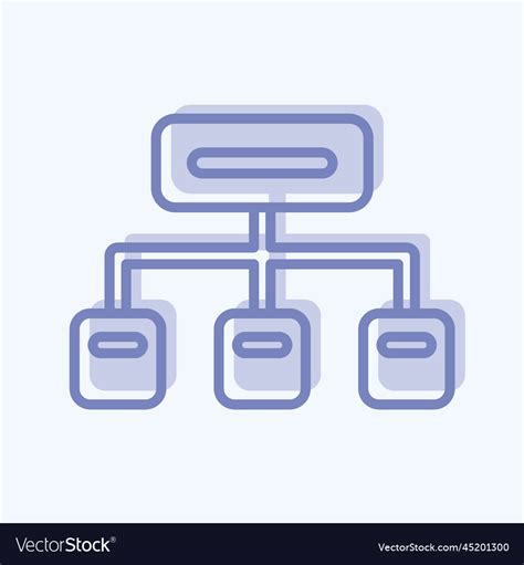 Icon Clustering Related To Machine Learning Vector Image