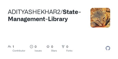 Github Adityashekhar2state Management Library