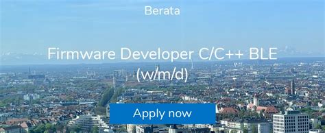 Adina Nicolescu On Linkedin Apply To Firmware Developer Cc Ble Wmd At Berata