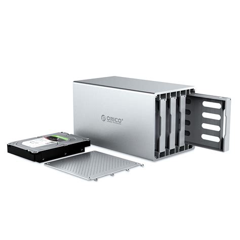 Orico 4 Bay Hard Drive Enclosure 3 5inch Type C To Sata Aluminum Alloy External Hdd Ssd Storage