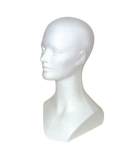 Female Styrofoam Mannequin Head