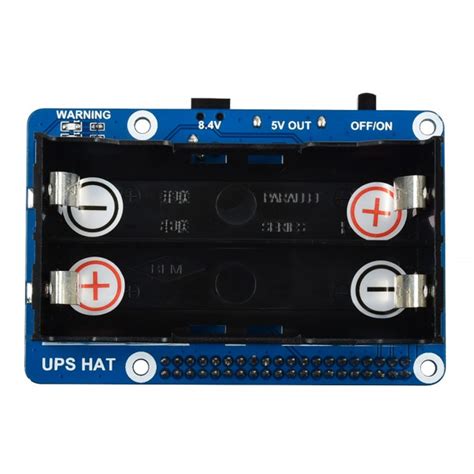 Hat Ups P Baterias 18650 P Raspberry Pi