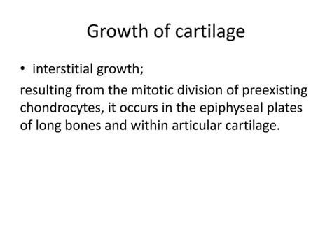 Histology Lecture Cartilage Tissuepptx