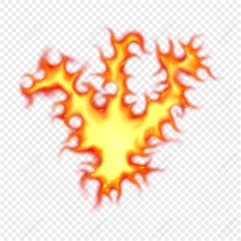 Flame Burning Realistic Style Flame Combustion Flame Texture Png Image