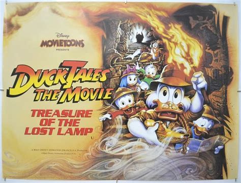 Ducktales The Movie Treasure Of The Lost Lamp 1990 Original Quad