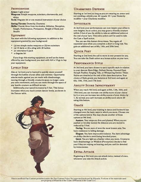 Empower Your Allies And Race Across The Battlefield With The Dancer A