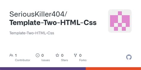Github Seriouskiller404template Two Html Css Template Two Html Css