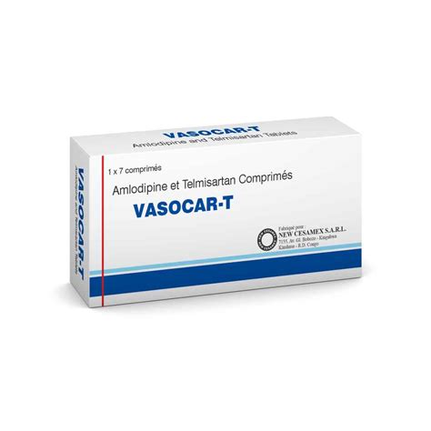 Vasocar 10 B 14 Tablet New Cesamex