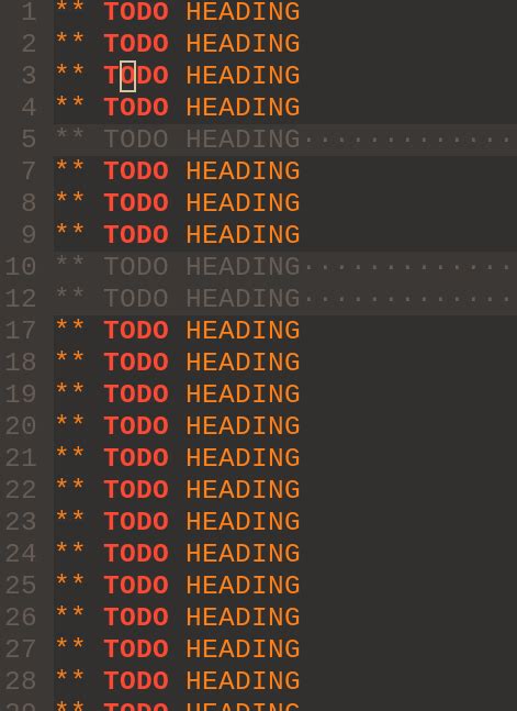 Folding Works Incorrectly · Issue 105 · Nvim Orgmodeorgmode · Github