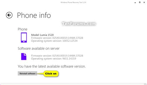 Windows Device Recovery Tool Recover Windows 10 Mobile Phone Tutorials