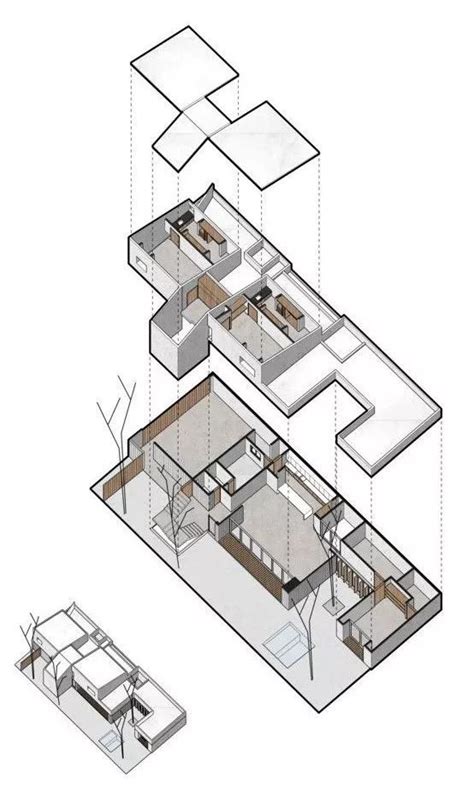 斜屋顶、水泥墙、拱形天花板，这个家的设计超亮眼！ Interior Design Presentation Architecture Design Concept Layout
