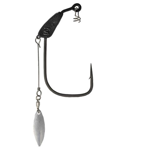 Mustad Alphapoint Infiltrator Bladed Weighted Swimbait Hook Fishusa