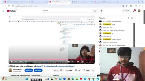 Coding Everyday Until I Get A Job Day13 Coding Webdevlopment Fullstack Youtube