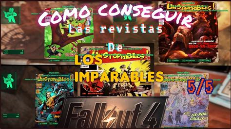 Fallout 4 Guiascomo Conseguir Las Revistas De Los Imparables Youtube
