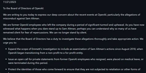 Former Openai Staffers Slam Ceo Sam Altman In New Tell All Letter