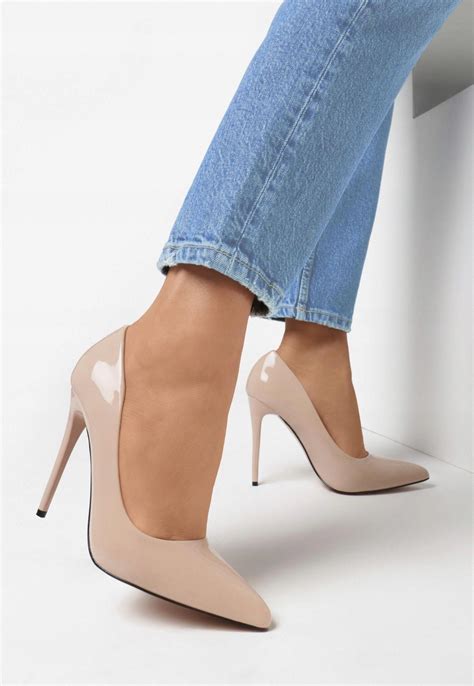 Born2be Beżowe Szpilki Damskie 38 Ceny I Opinie Ceneo Pl