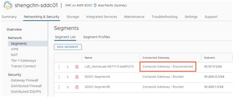 Enabling VMware Cloud On AWS Workloads To Access Native AWS Services Over Layer Extended L E