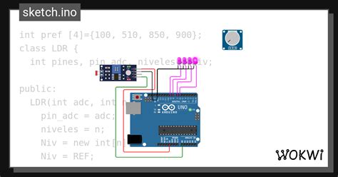 Práctica 9 Ldr Final Wokwi Esp32 Stm32 Arduino Simulator
