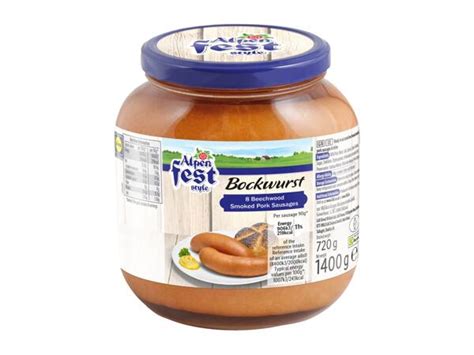 8 Beechwood Smoked Pork Sausages Lidl Great Britain Specials Archive