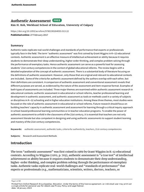 Authentic Assessment 1 Pdf