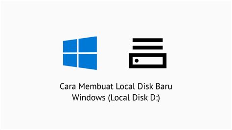 2 cara membuat local disk baru d e di windows