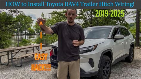 Trailer Hitch Wiring Install Rav4 2019 2025 Youtube