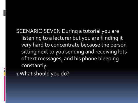 Communication Scenarios Pptx