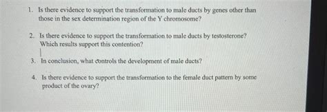 Solved 1 Is There Evidence To Support The Transformation To Chegg Com