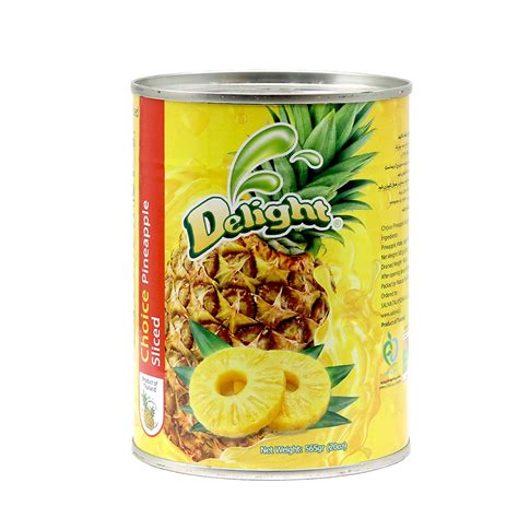 خرید و قیمت کمپوت آناناس حلقه ای دلایت 565 گرمی ترب