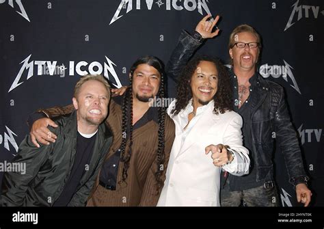 Metallica Attend The Mtvicon Metallica Event In California Usa