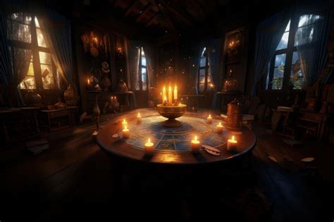 チャプタールームで魔法と占いの融合 の無料のai画像素材 Id 87054｜フリー素材 ぱくたそ