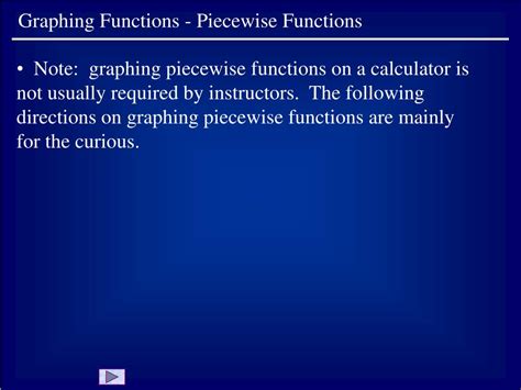 PPT Graphing Functions Piecewise Functions PowerPoint Presentation ID