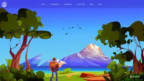 Hero Section With Parallax Effect Figma