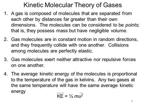 Kinetic Molecular Theory Of Gases Definition Examples