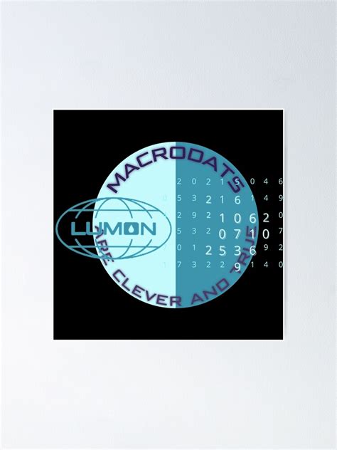Severance Lumon Macrodata Refinement Department Poster By Stickerm4ni4 Redbubble