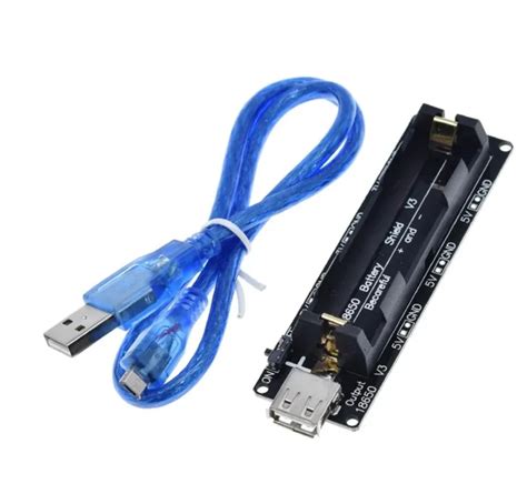 Esp32 Esp32s For Wemos For Raspberry Pi 18650 Battery Charge Shield Board V3 Micro Usb Port Type