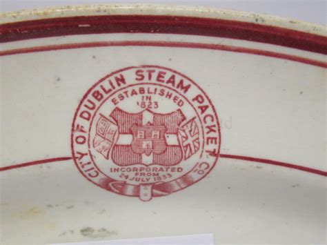 Lot 24 City Of Dublin Steam Packet Co An Oval
