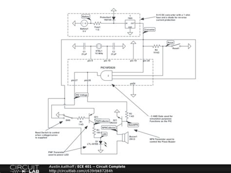 ECE 401 Circuit Complete CircuitLab