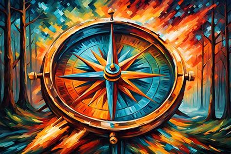Compass Art For Sagittarius Navigating The Cosmos Of Freedom And Exploration Artfactory