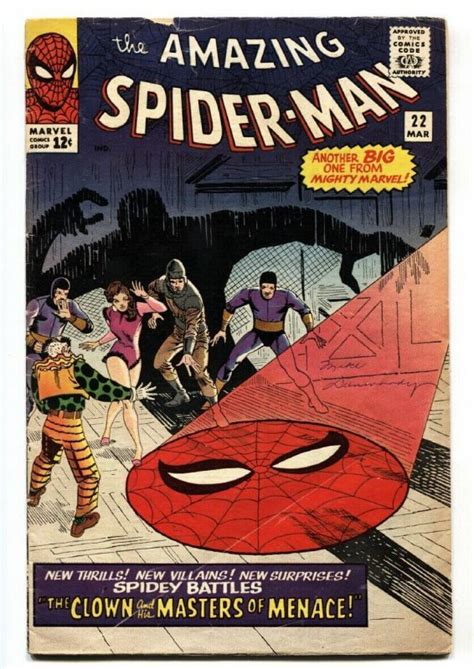 Amazing Spider Man 22 1st Princess Python 1965 Vg Comic Books Silver Age Marvel Spider