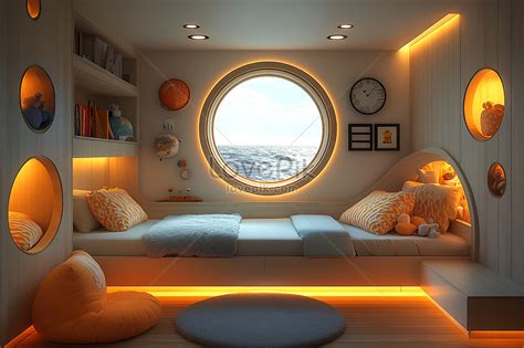 어린이 방 해양 조경 디자인