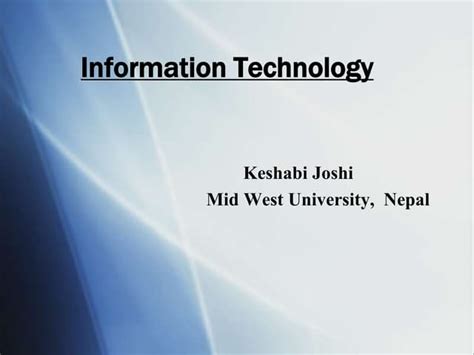 Module 1 Introduction To Information And Communication Technology Pptx