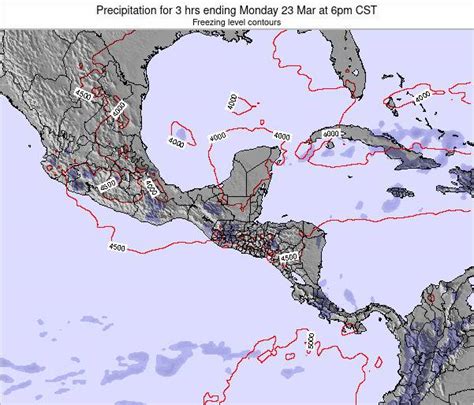 Guatemala Precipitation For 3 Hrs Ending Sunday 12 Jul At 12pm Cst