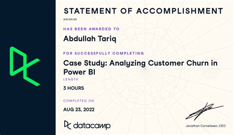 Abdullah Tariq On Linkedin Data Analytics Powerbi Businessintelligence Churn