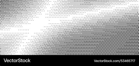 Bitmap Pattern With Pixel Texture Dotted Gradient Vector Image