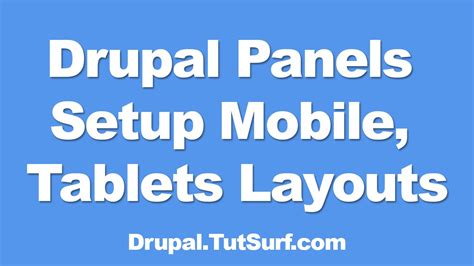 Drupal Bootstrap Panels Part 3 Tutorial Setup Mobile And Tablets