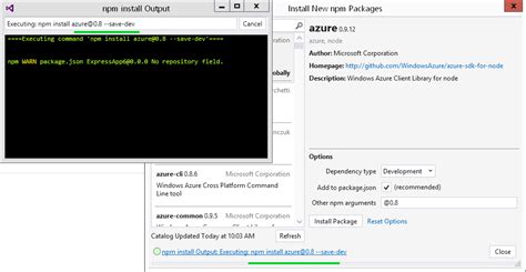 Npm Integration · Microsoftnodejstools Wiki · Github