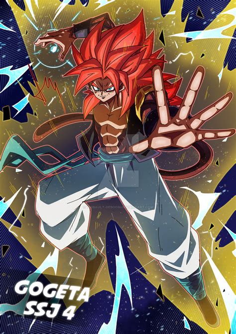 Dbgt Gogeta Ssj4 By Thibault Deboom On Deviantart